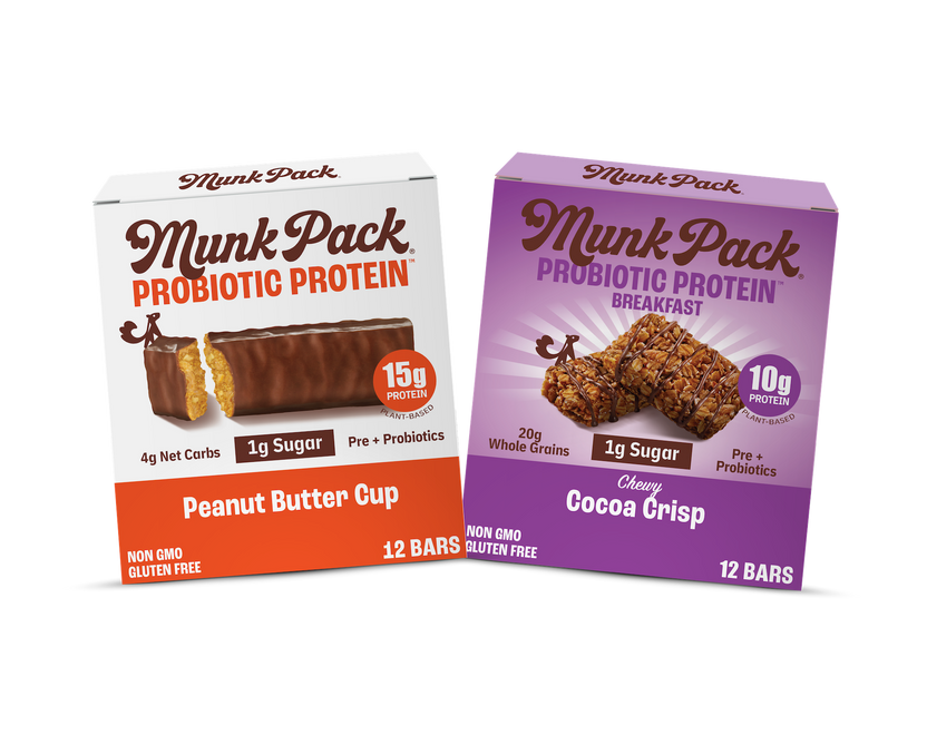 Best Tasting 1g Sugar Snack Bars | Munk Pack