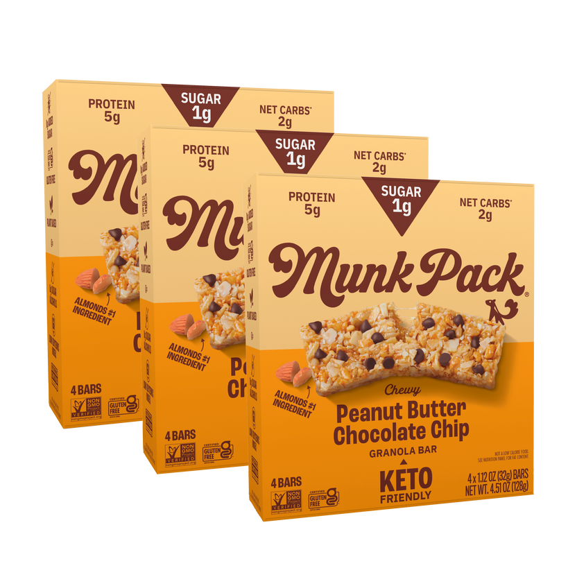 Best Tasting 1g Sugar Snack Bars | Munk Pack