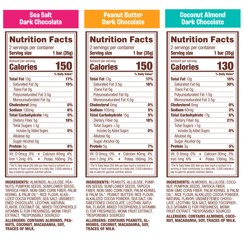 Nut & Seed Bar Variety, 6-Pack | Munk Pack
